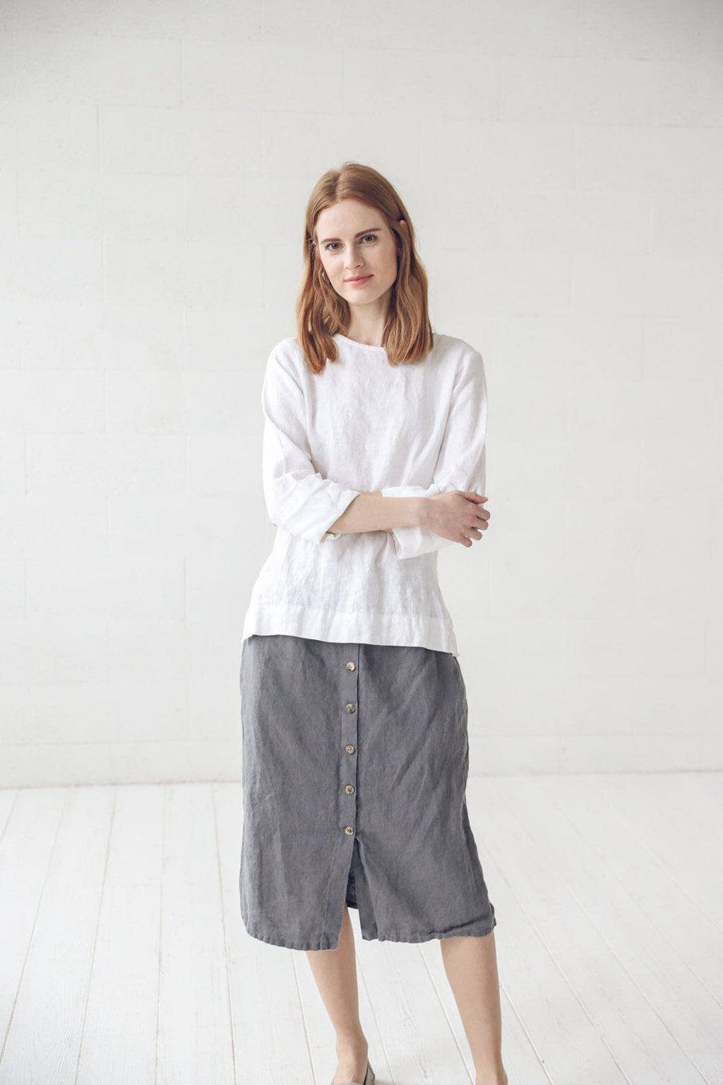 Classic Elegant Linen Top for Women – Old Linen Mill