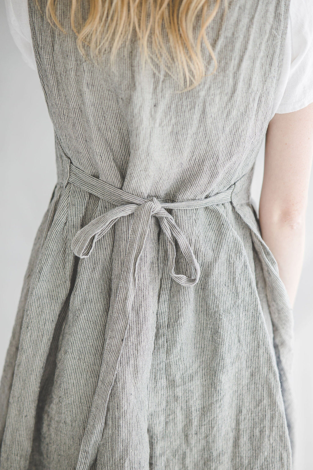 Striped Pinafore Apron Dress – Old Linen Mill